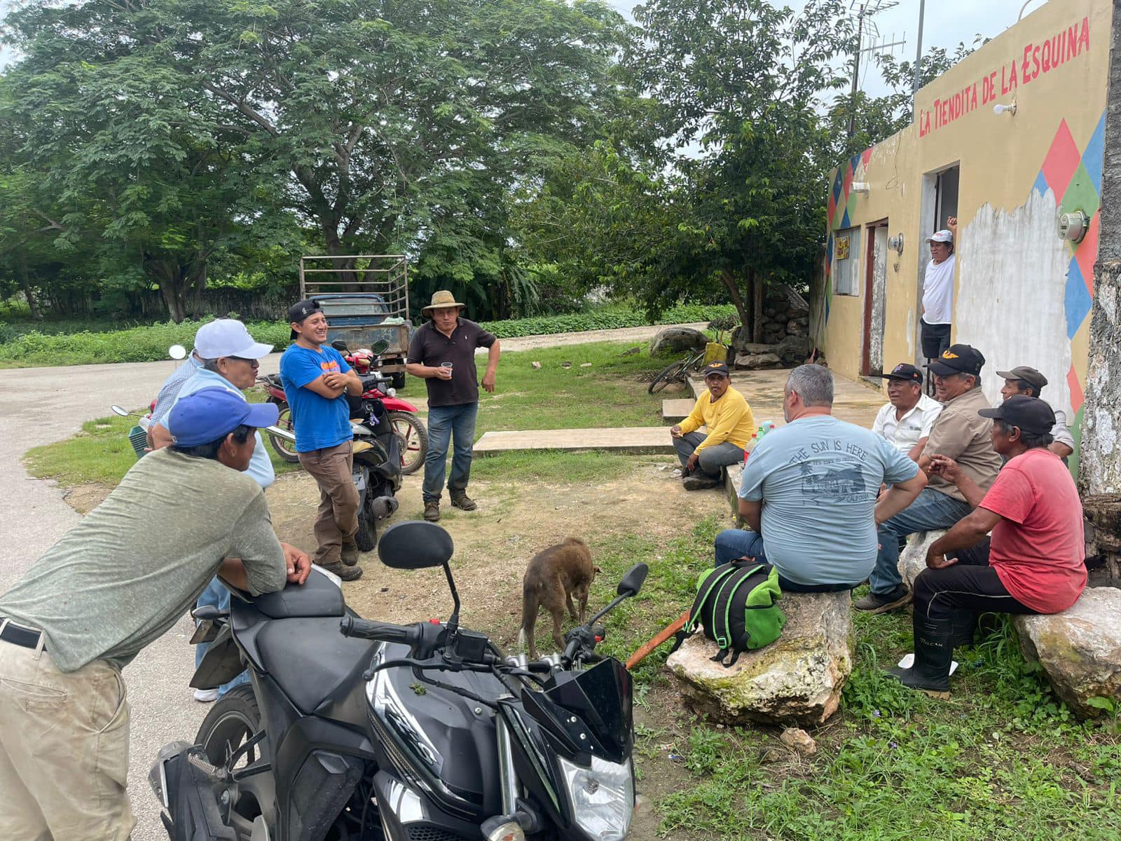 Limpieza de camino en Hubilá. – H. Ayuntamiento de Tixkokob 2024-2027